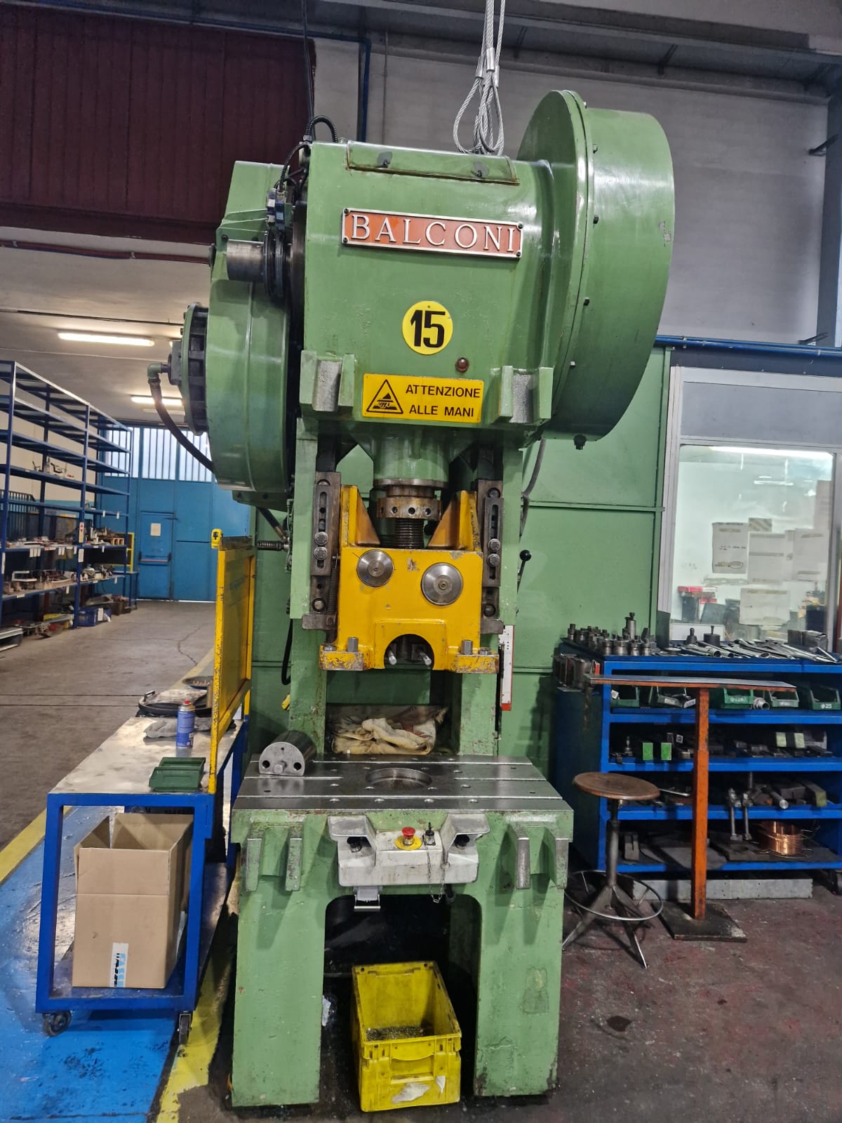 Used C frame press Balconi MTRS L 100 model | SGTOOL
